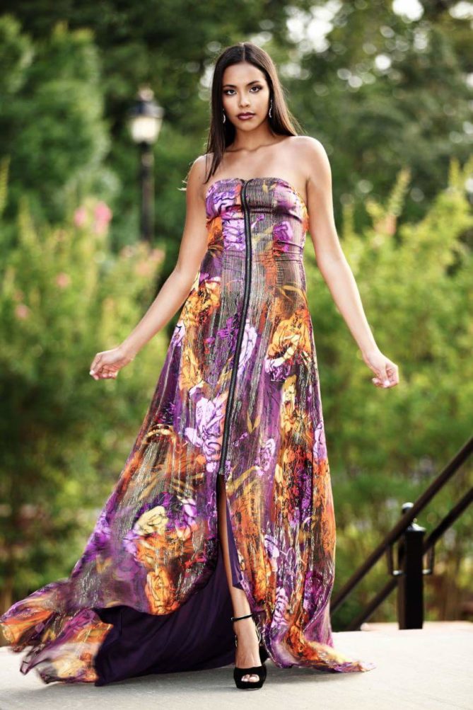 My Style: Lisa Nicole Collection Chiffon Gown - Talking With Tami