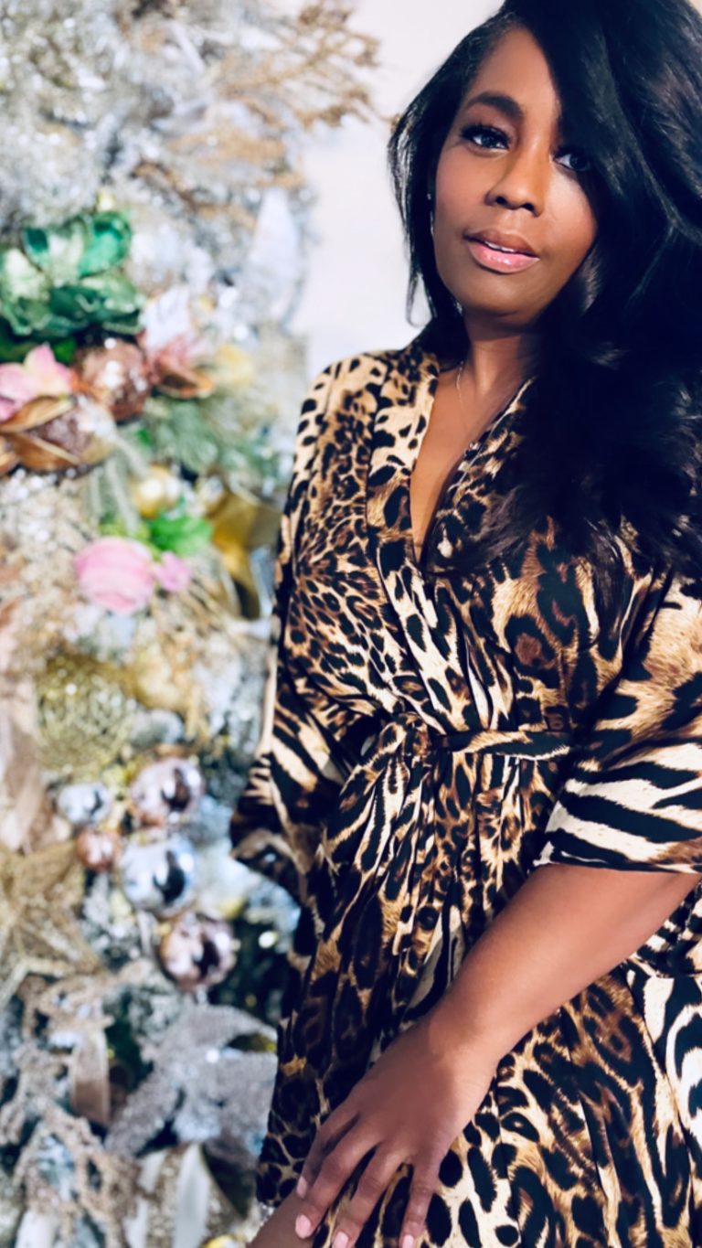 LiviRae Lingerie Custom Leopard Robe - Talking With Tami