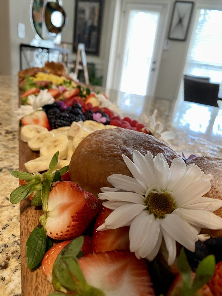 Easy Brunch Charcuterie Long Serving Board - Talking With Tami