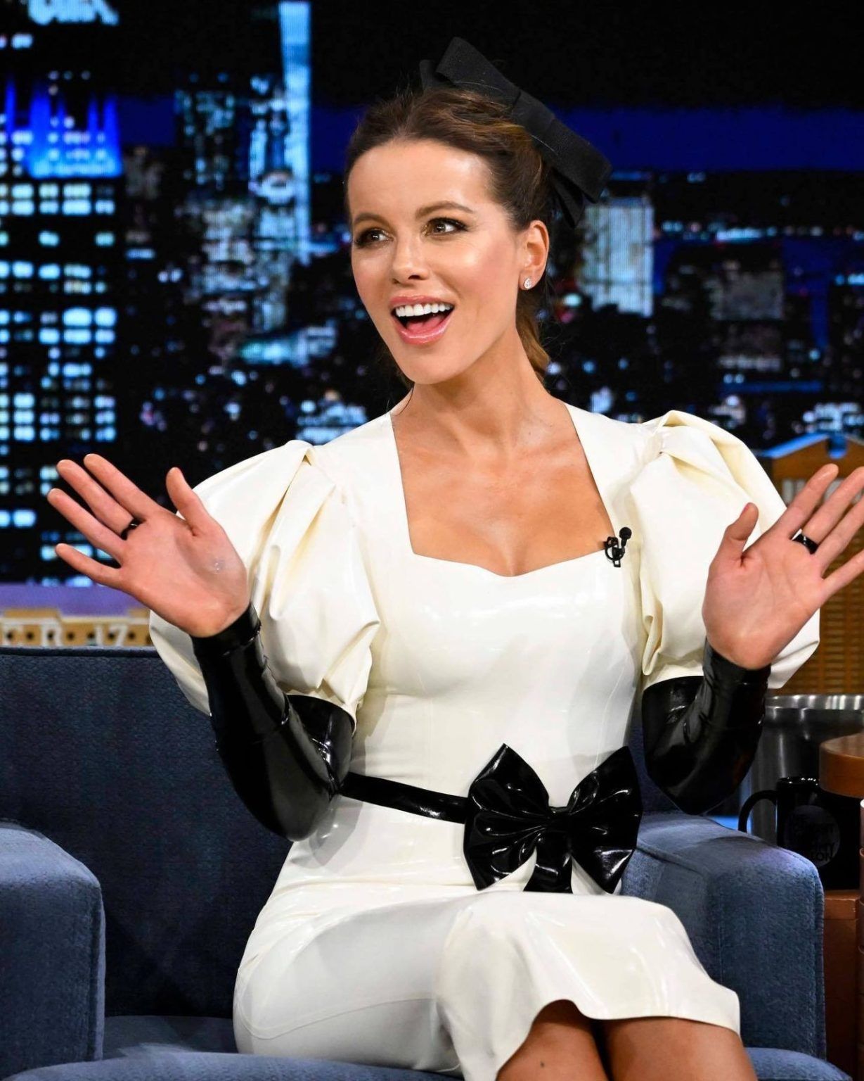 Wardrobe Breakdown: Kate Beckinsale On 'Jimmy Fallon' - Talking With Tami