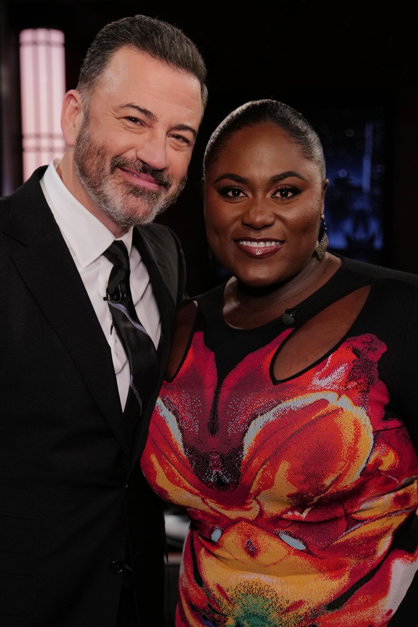Wardrobe Breakdown: Danielle Brooks On Solarised Dress On Jimmy Kimmel ...
