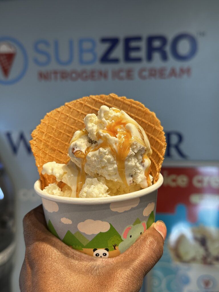 SubZero Nitrogen Ice Cream In Atlanta - Talking With Tami