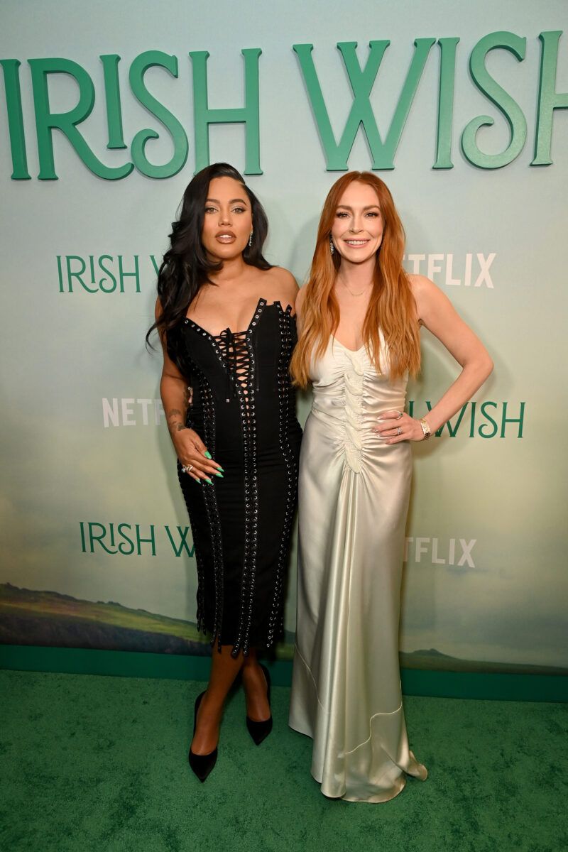 Wardrobe Breakdown: Ayesha Curry's Baby Bump And Little Black Dress At Irish Wish Screening In ...