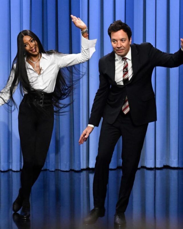 Naomi Campbell Gives Jimmy Fallon Modeling & Tap Dancing Tips - Talking ...