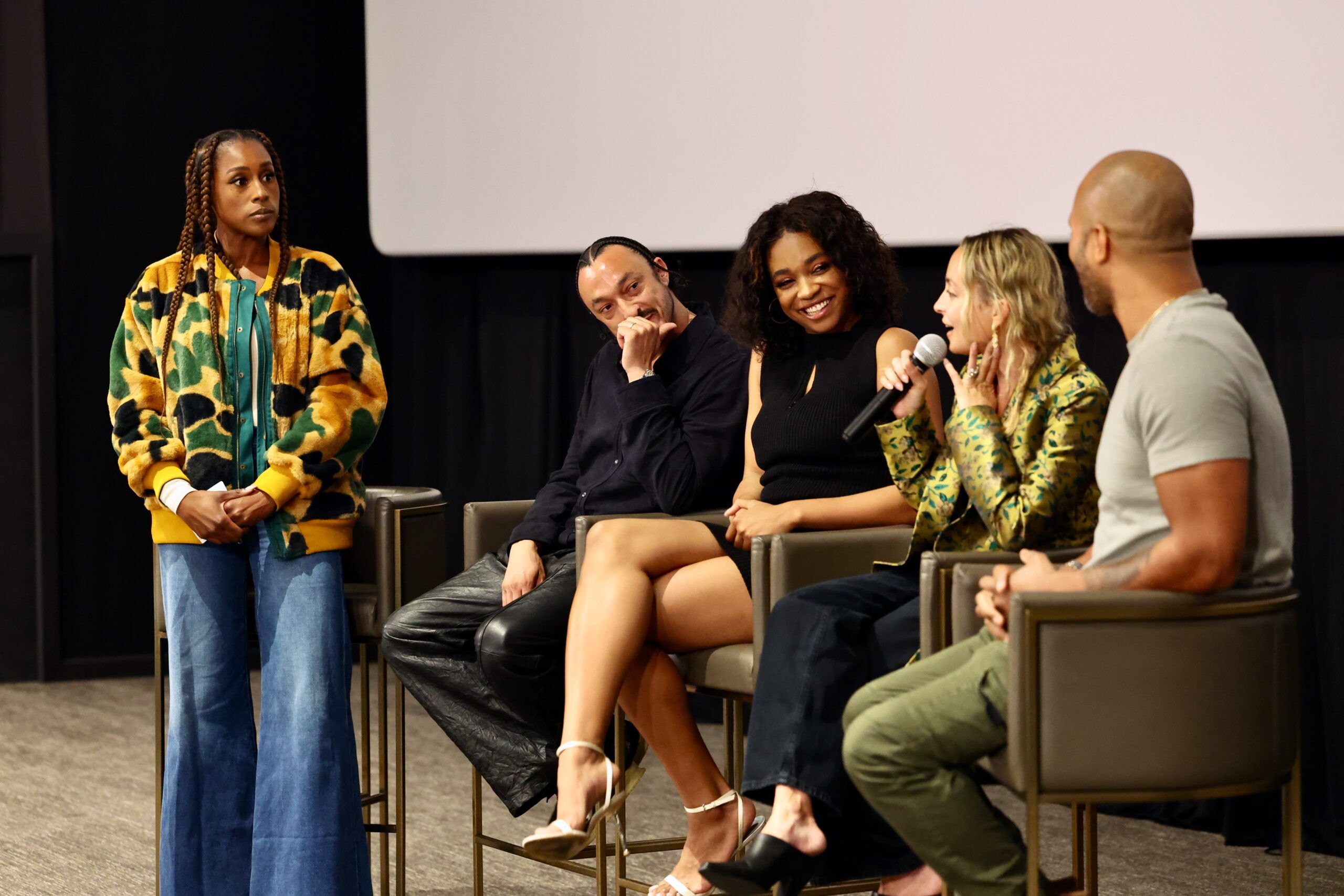 Issa Rae And Cast Of BET + Film Don’t Tell Mom The Babysitterr’s Dead