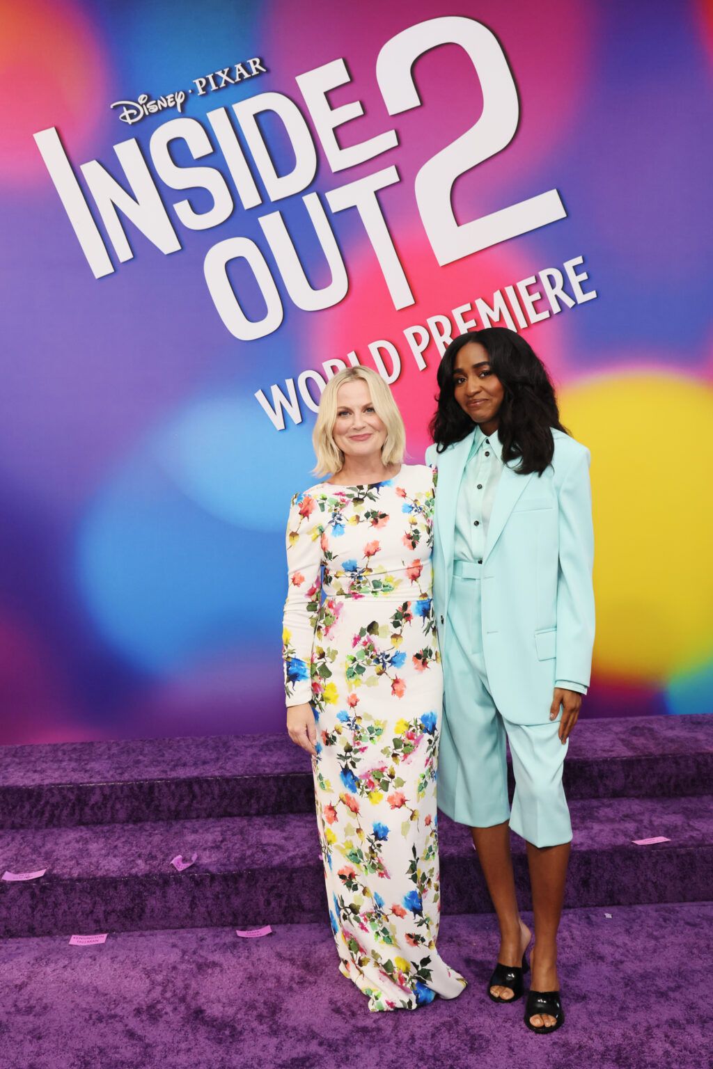 Wardrobe Breakdown: Ayo Edebiri In Blue Suit At Inside Out 2 Premiere ...