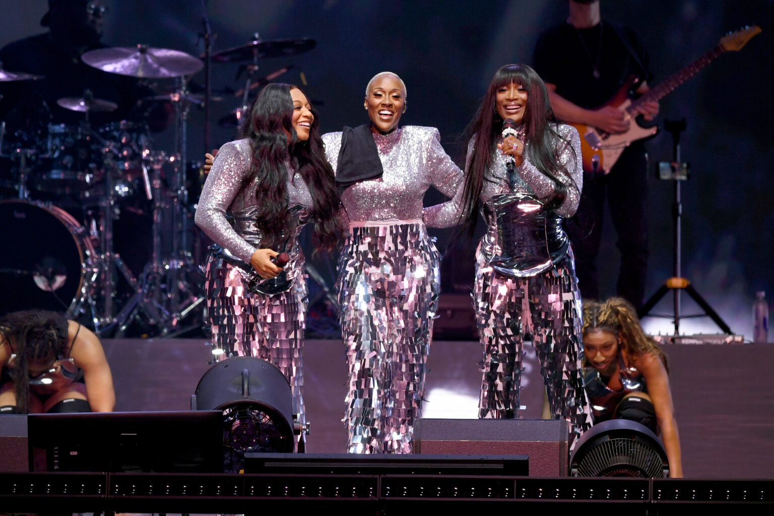 Celebrity Style: SWV Silver Outfits At Essence Festival 2024 - Talking ...